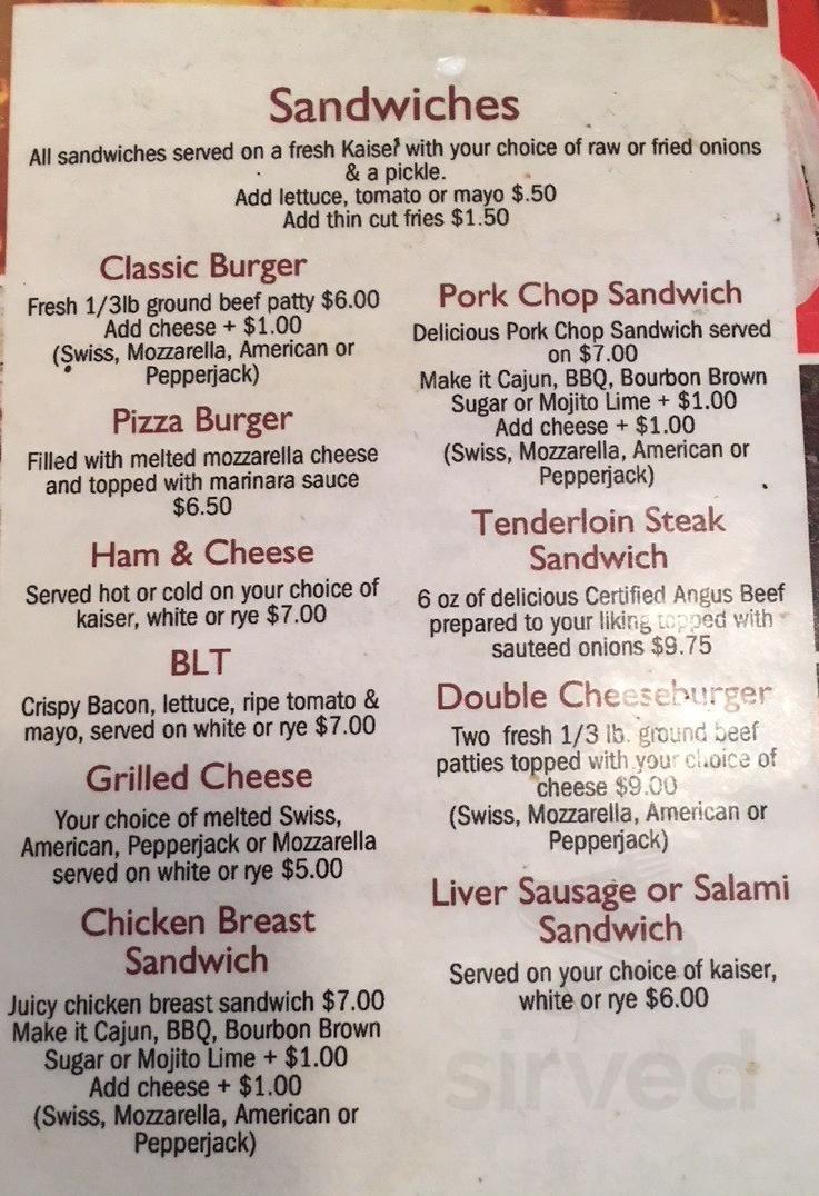 Walters' on North menu in Wauwatosa, Wisconsin, USA