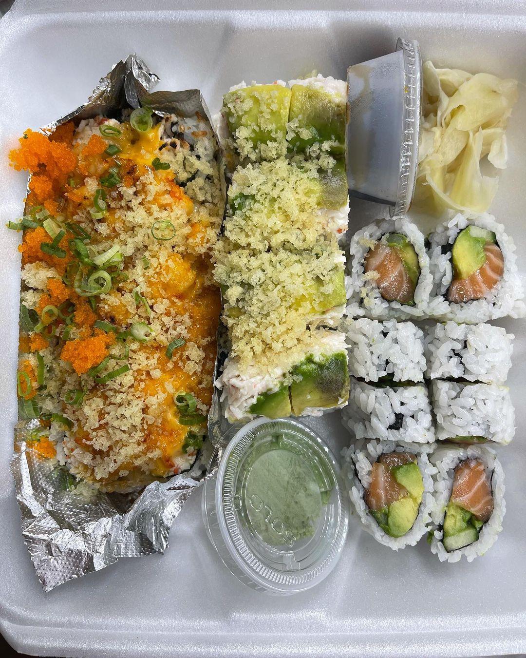 Sayaka Japanese Restaurant menu in Colton, California, USA