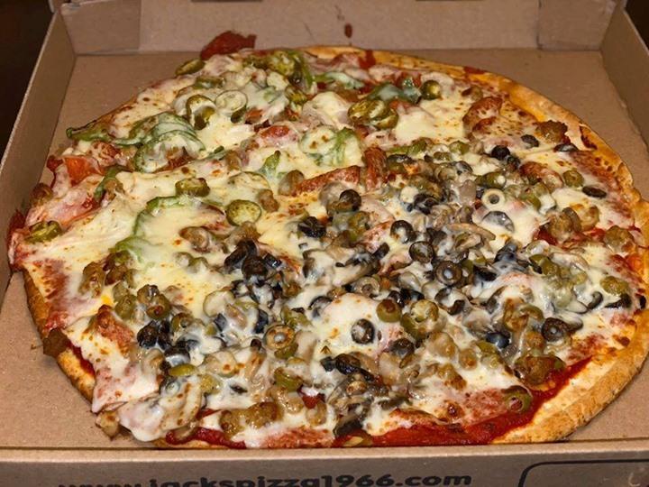 Menu for Jack's Pizza in Indianapolis, Indiana, United States