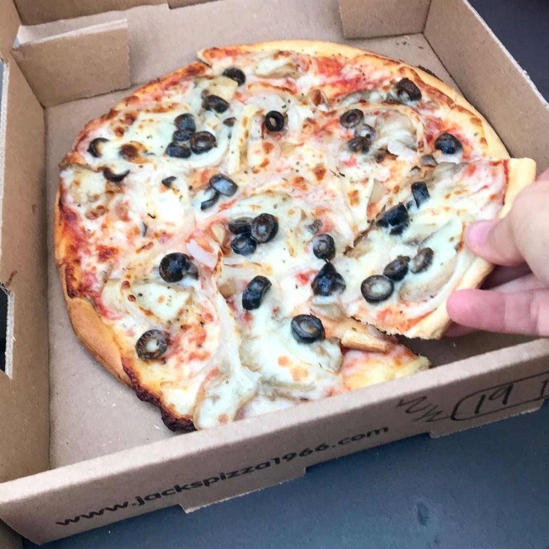 Jack's Pizza menu in Indianapolis, Indiana, USA