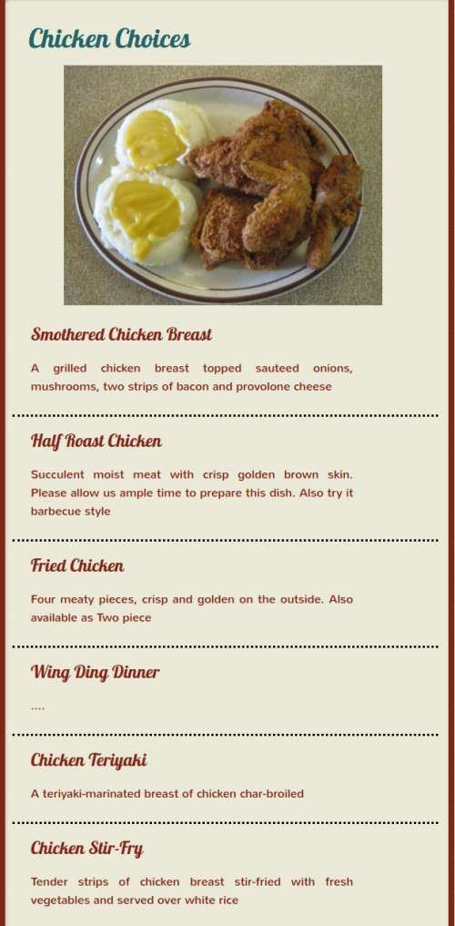 Apollo Family Restaurant menu in Davison, Michigan, USA