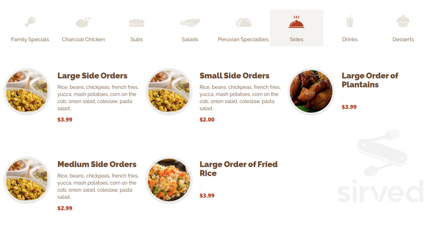 Super Chicken menu in Falls Church, Virginia, USA