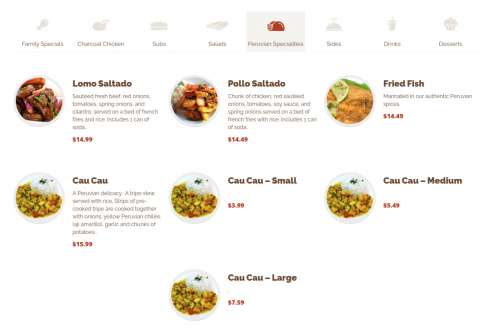 Super Chicken menu in Falls Church, Virginia, USA
