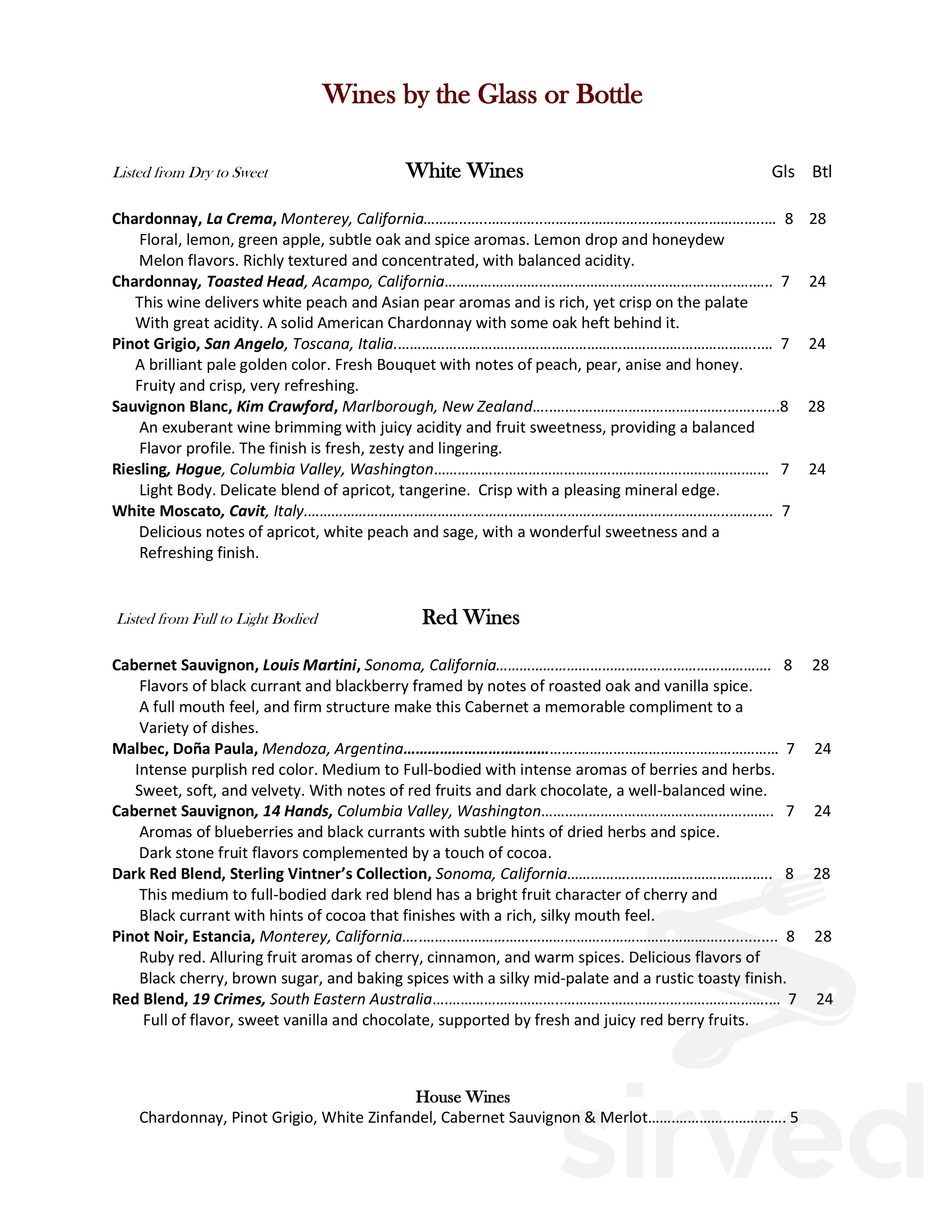 Milwaukee Grill Janesville Menu - Janesville, Wisconsin | Sirved