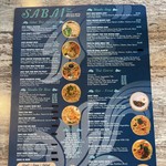 Sabai Thai menu in Delray Beach, Florida, USA