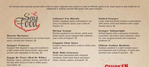 Menu for Amante's Italian Cuisine in Deerfield Beach, FL | Sirved
