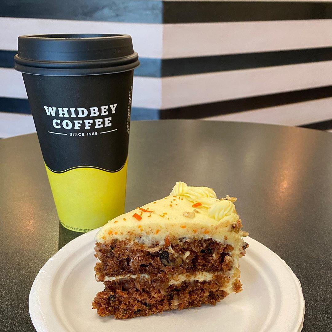 Whidbey Coffee menu in Freeland, Washington, USA