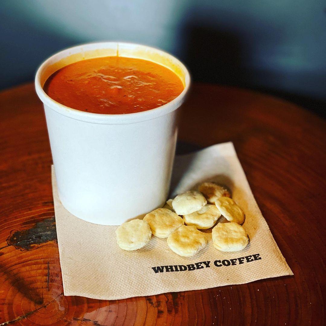 Whidbey Coffee menu in Freeland, Washington, USA