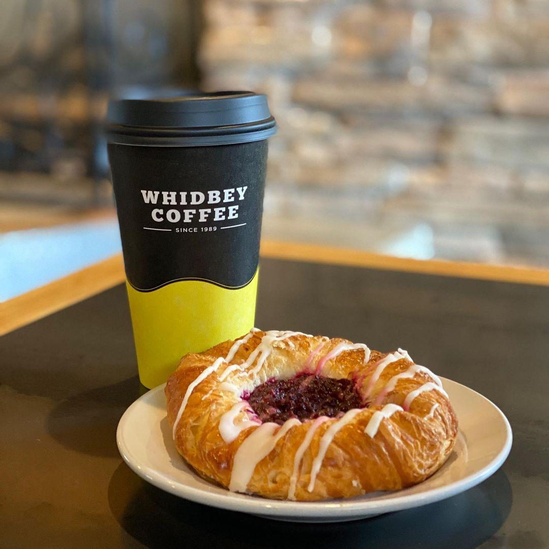 Whidbey Coffee menu in Freeland, Washington, USA
