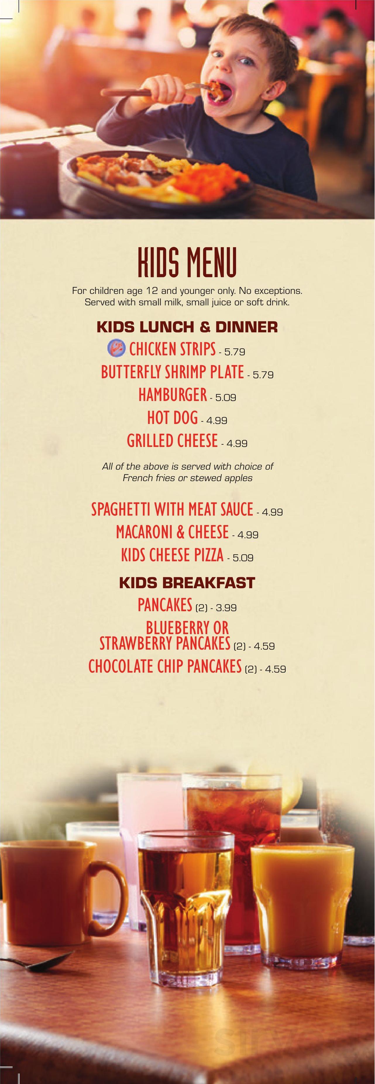 Christos Family Dining menu in Knox, Indiana, USA