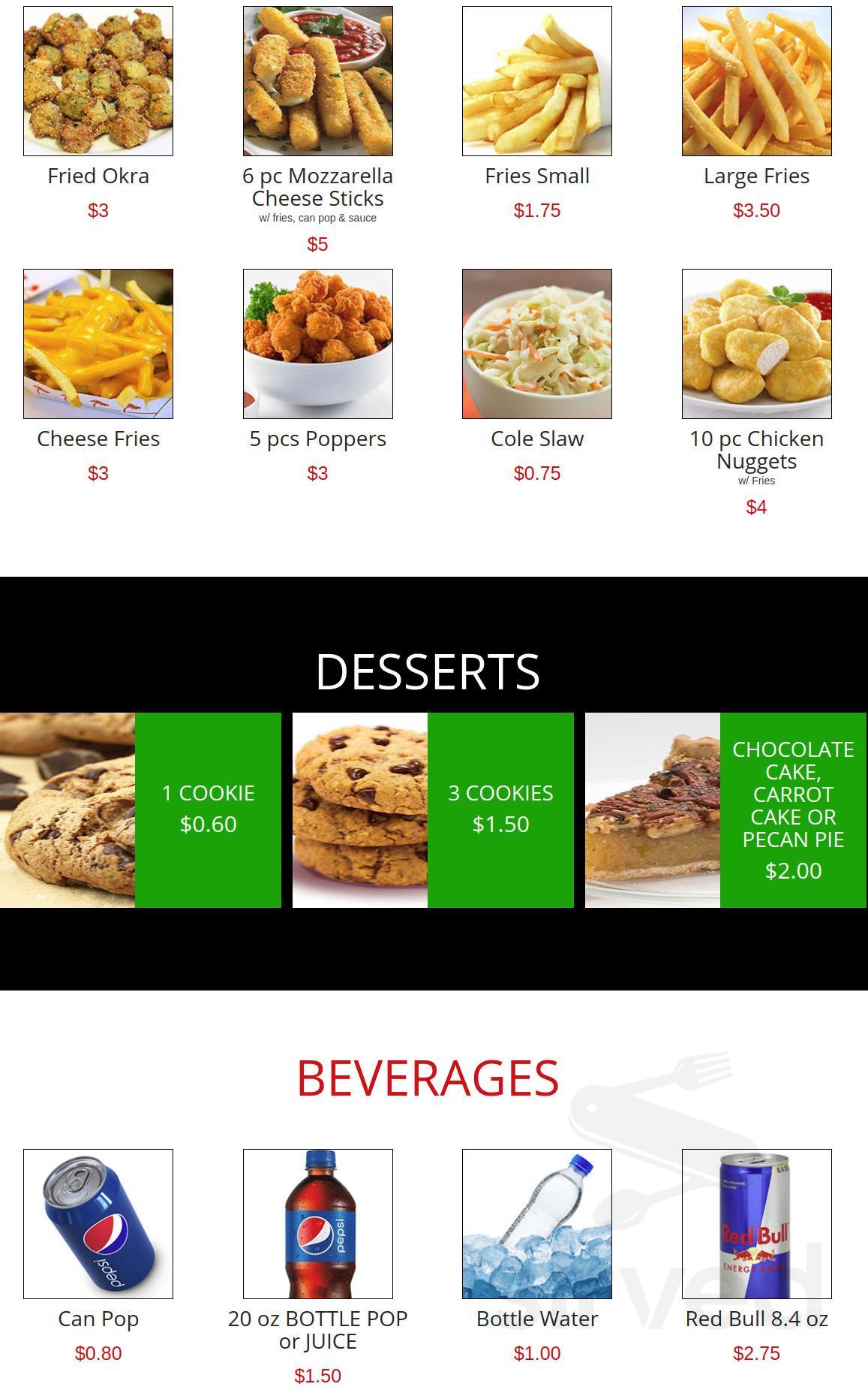 Menu - Milwaukee WI's American Subs | Sirved