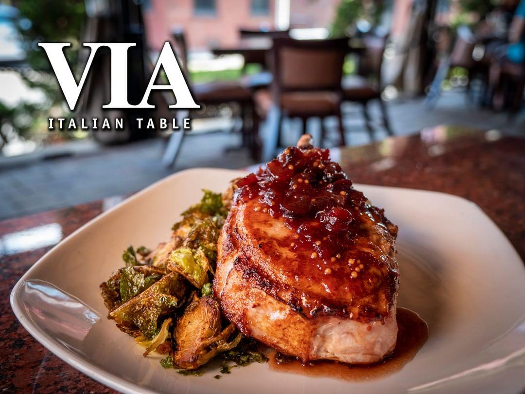 Via Italian Table menu in Worcester, Massachusetts, USA