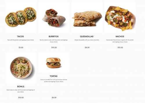 Big Wig Tacos & Burritos menu in Chicago, Illinois, USA