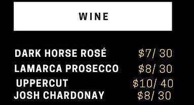 The Lucky Duck menu in Austin, Texas, USA