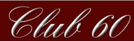 Menu for Club 60 in Columbus, WI | Sirved