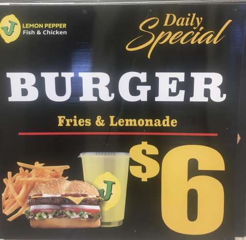 J Lemon Pepper fish & Chicken menu in Columbus, Ohio, USA