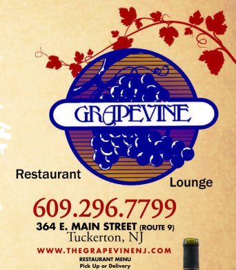 Menu for The Grapevine in Tuckerton, NJ | Sirved