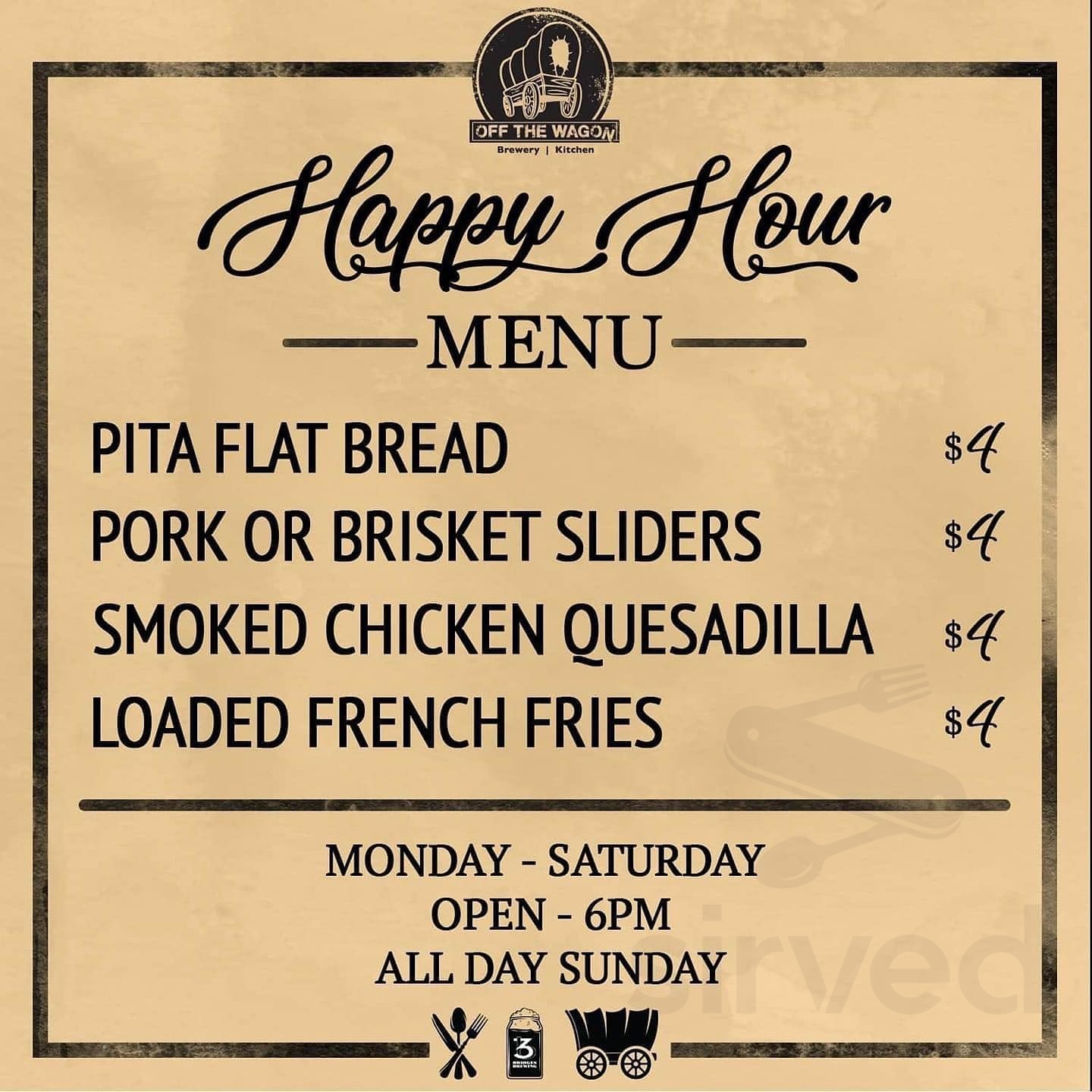 3 Bridges Brewing menus in Venice, Florida, United States