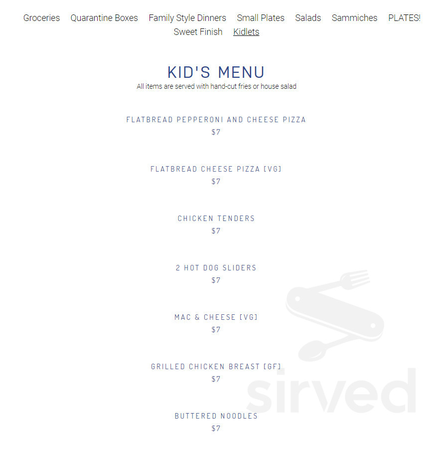 MoonShadow menus in McHenry, Maryland, United States