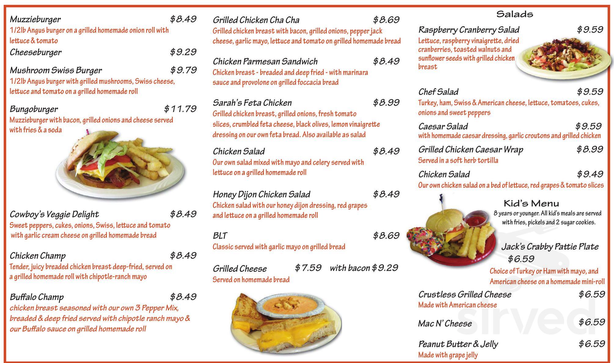 Muzzie’s menus in Tarpon Springs, Florida, United States
