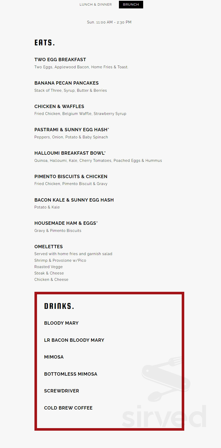 Menu for Local Republic in Lawrenceville, GA | Sirved