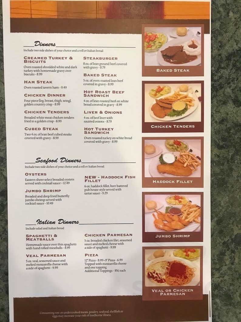 Parkette Family Restaurant menus in Clarksburg, West Virginia, United ...