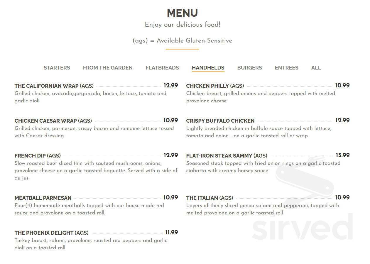 The Bayside Grill menus in Ogdensburg, New York, United States