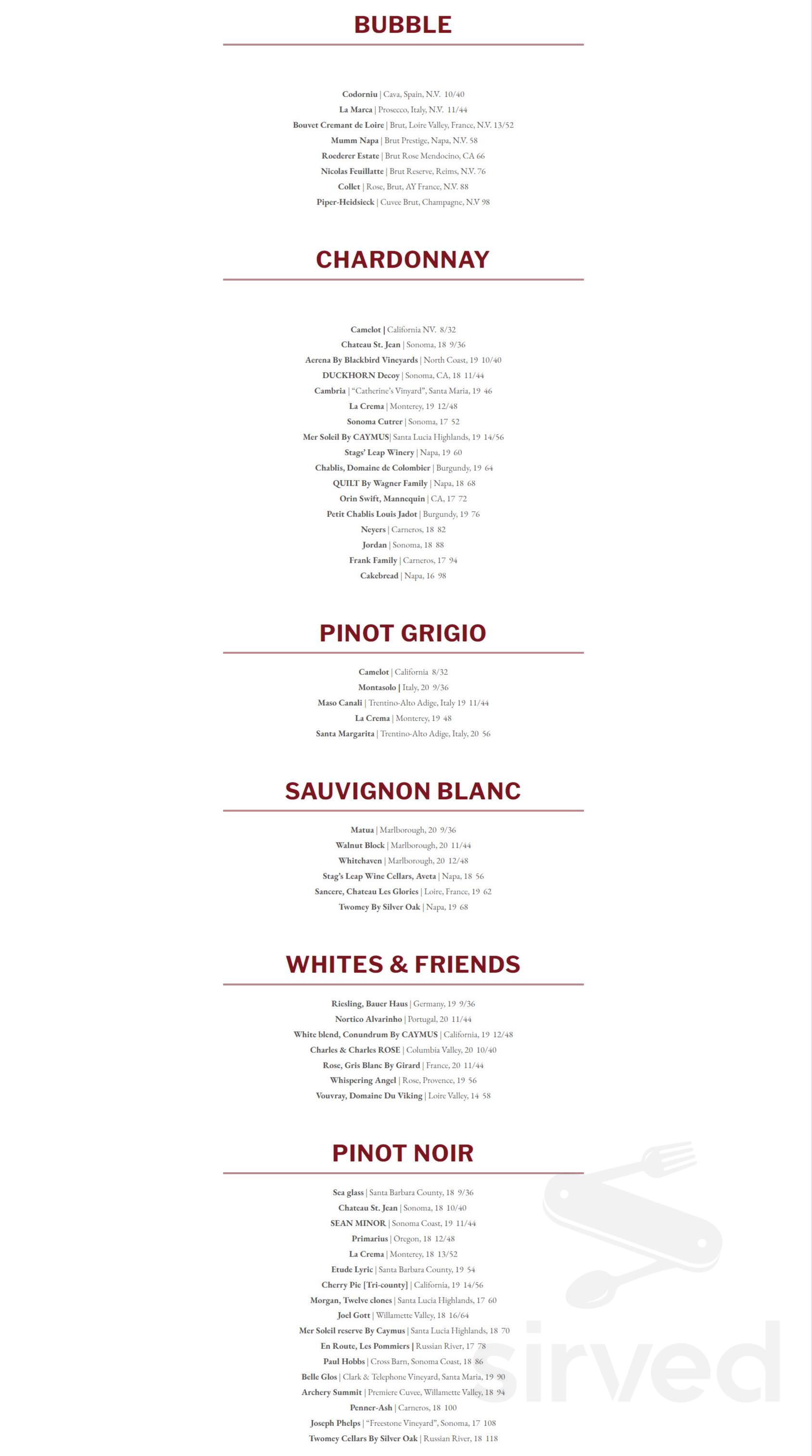 Salt Factory Pub "Roswell" menu in Roswell, Georgia, USA