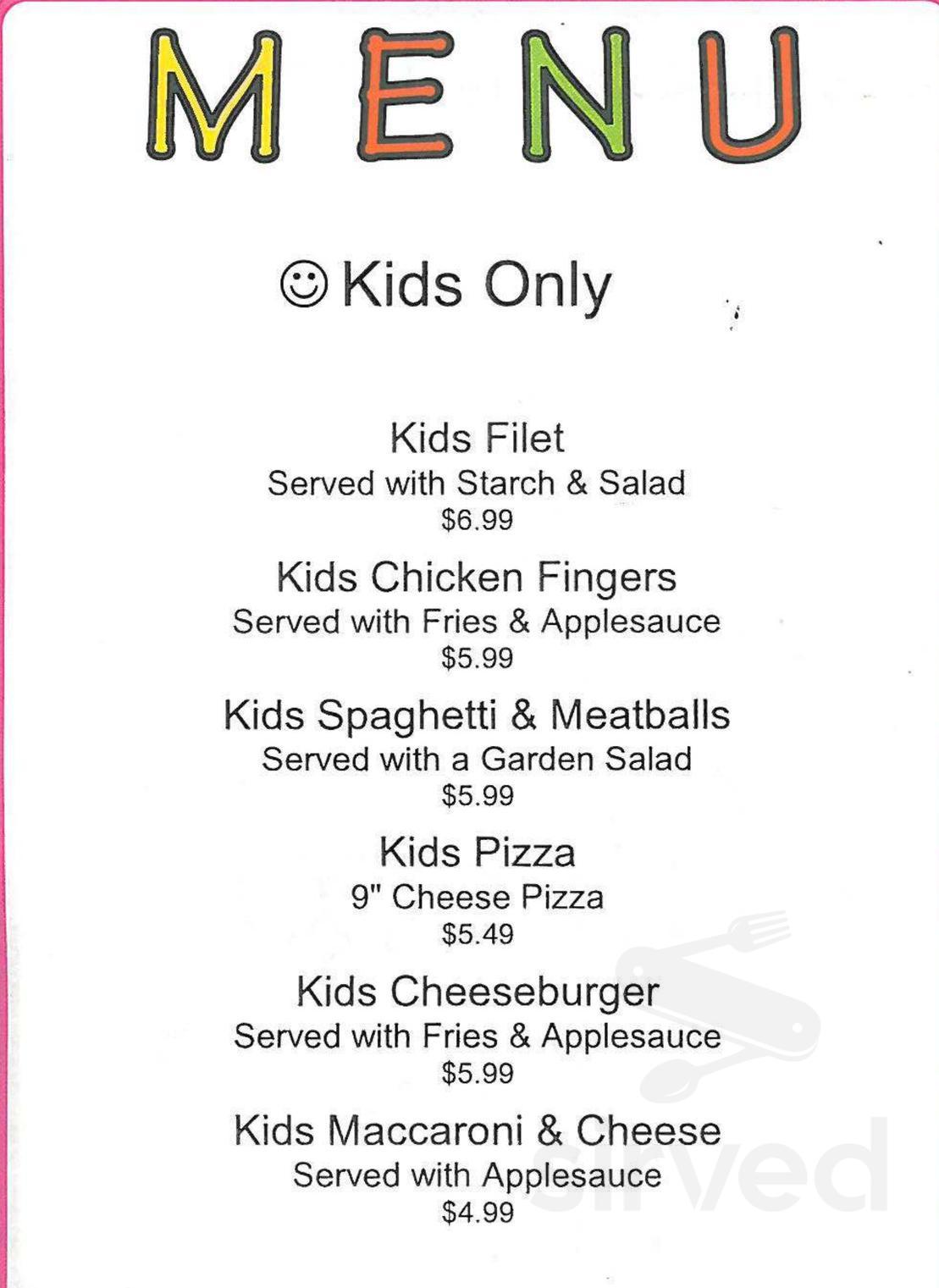 Oscar's Restaurant menus in Cumberland, Maryland, United States