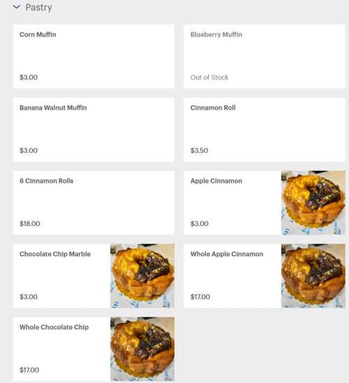 Astoria Provisions menu in Queens, New York, USA