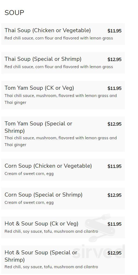 Sagar Chinese menu in Queens, New York, USA