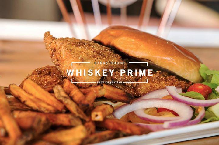 Whiskey Prime menu in Pass Christian, Mississippi, USA
