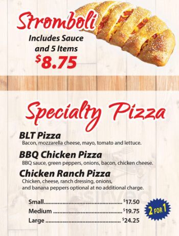 Huckleberry Junction Playhouse Theater menu in Genesee, Michigan, USA
