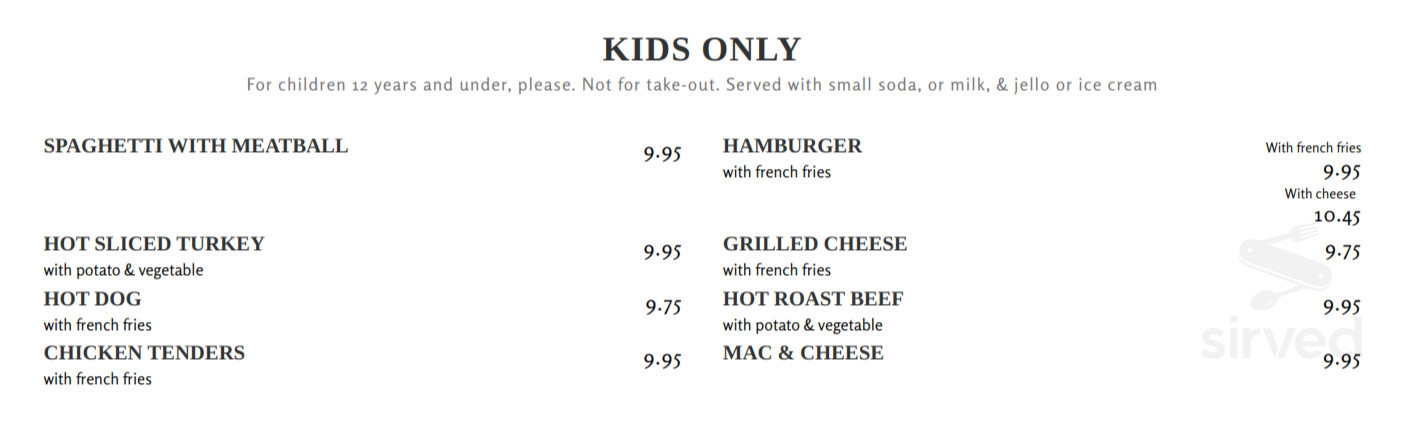 Andros Diner menus in Fairfield, Connecticut, United States