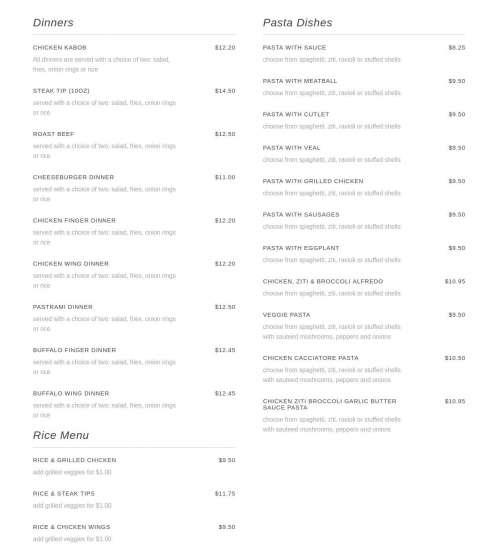 Londi's of Peabody menu in Peabody, Massachusetts, USA