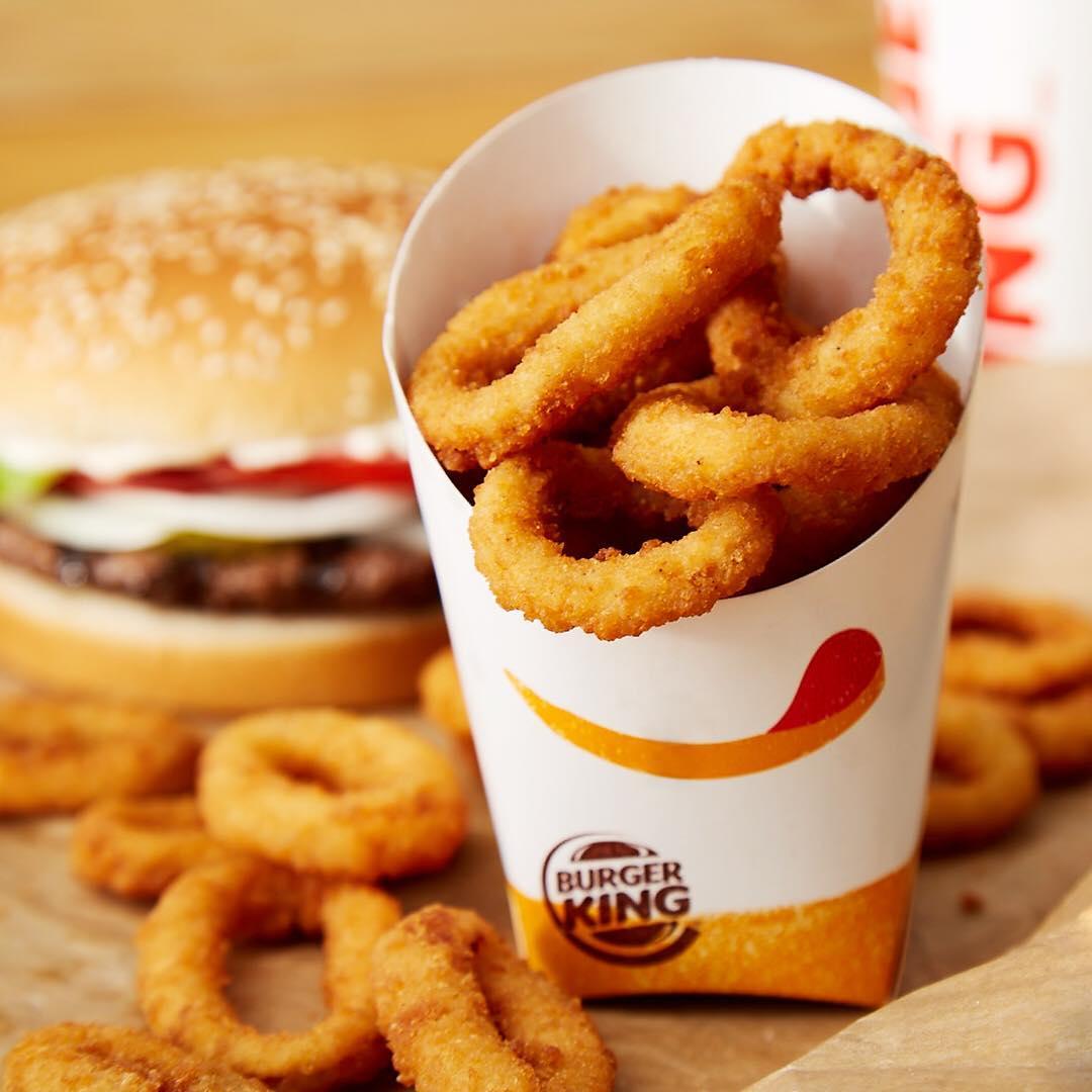 Burger King menu in Fremont, Ohio, USA