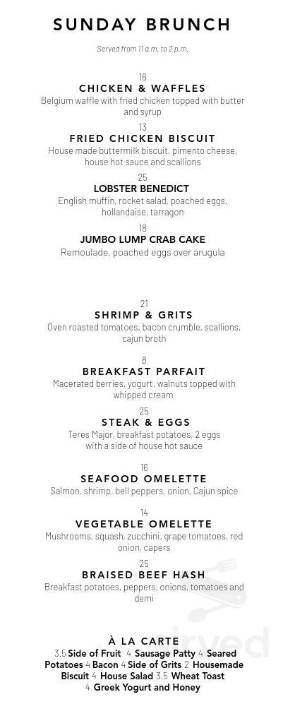 Menu for Libro at Laurelwood in Memphis, TN | Sirved