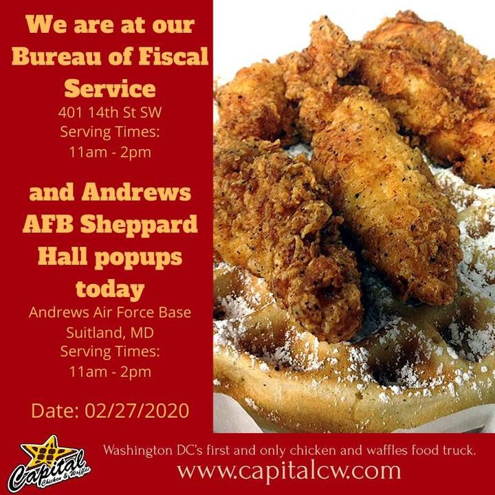 Capital Chicken and Waffles menu in Fort Washington, Maryland, USA