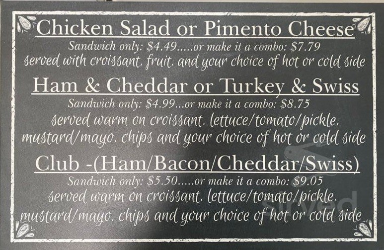 Cafe 222 menus in Florence, Alabama, United States