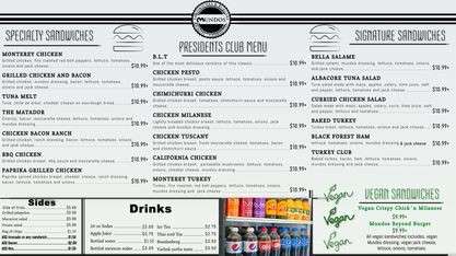 3 Mundos Sandwich Shop menu in Monterey, California, USA