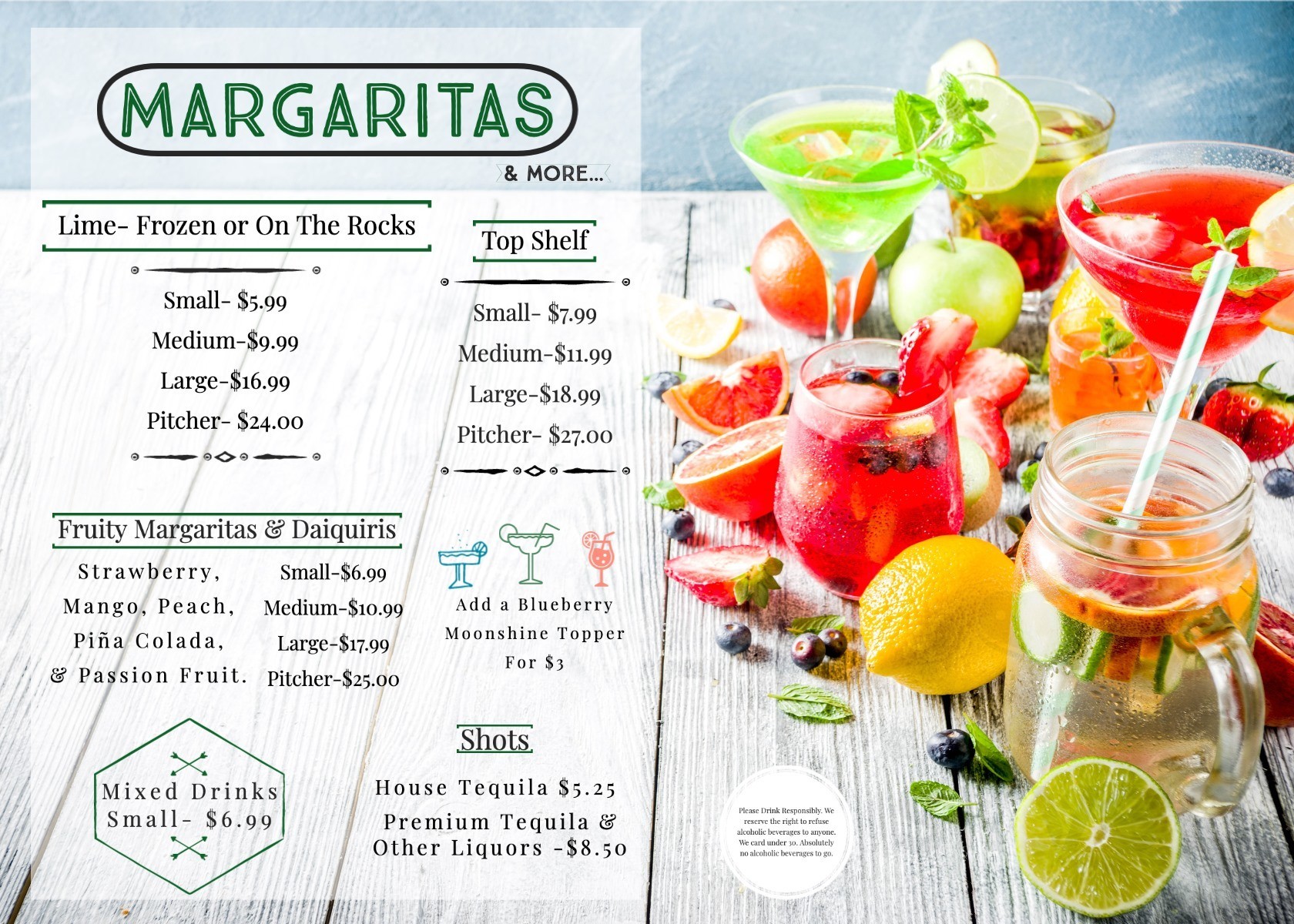 Tucán Mexican Restaurant menus in Pensacola, Florida, United States