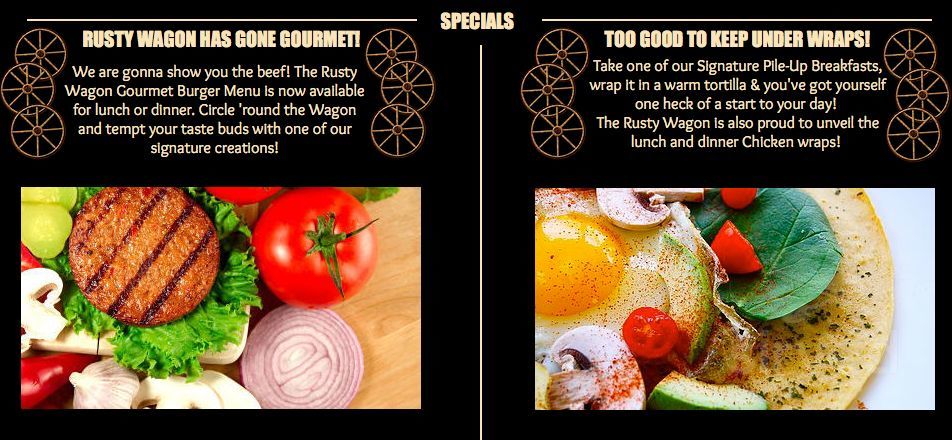 Rusty Wagon Old Tyme Food menus in Lynden, Washington, United States