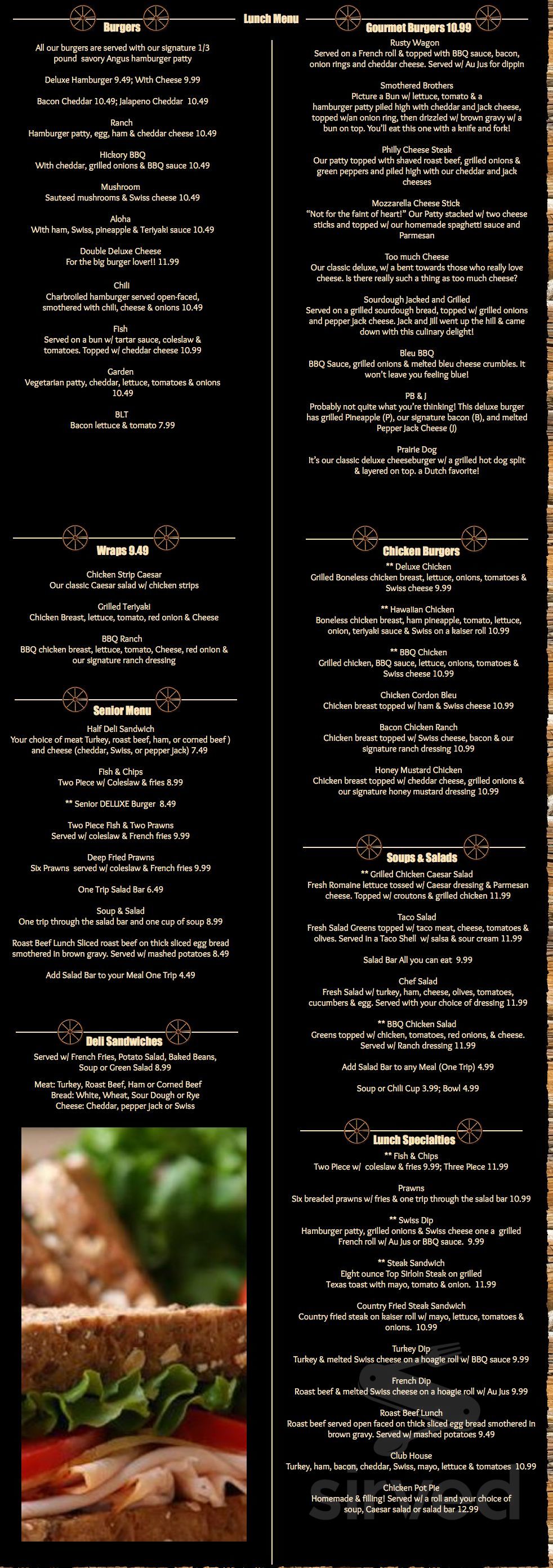 Rusty Wagon Old Tyme Food menus in Lynden, Washington, United States