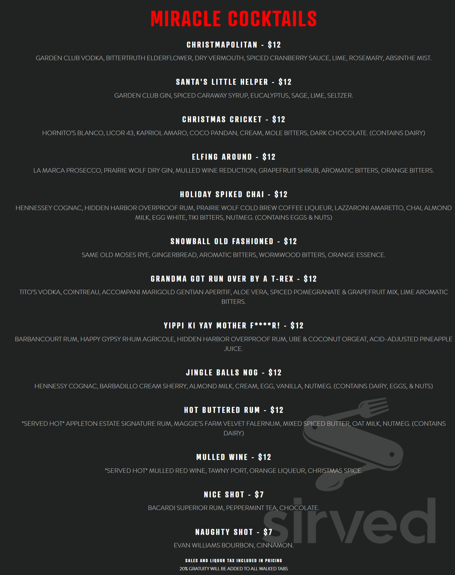 Ponyboy menus in Oklahoma City, Oklahoma, United States