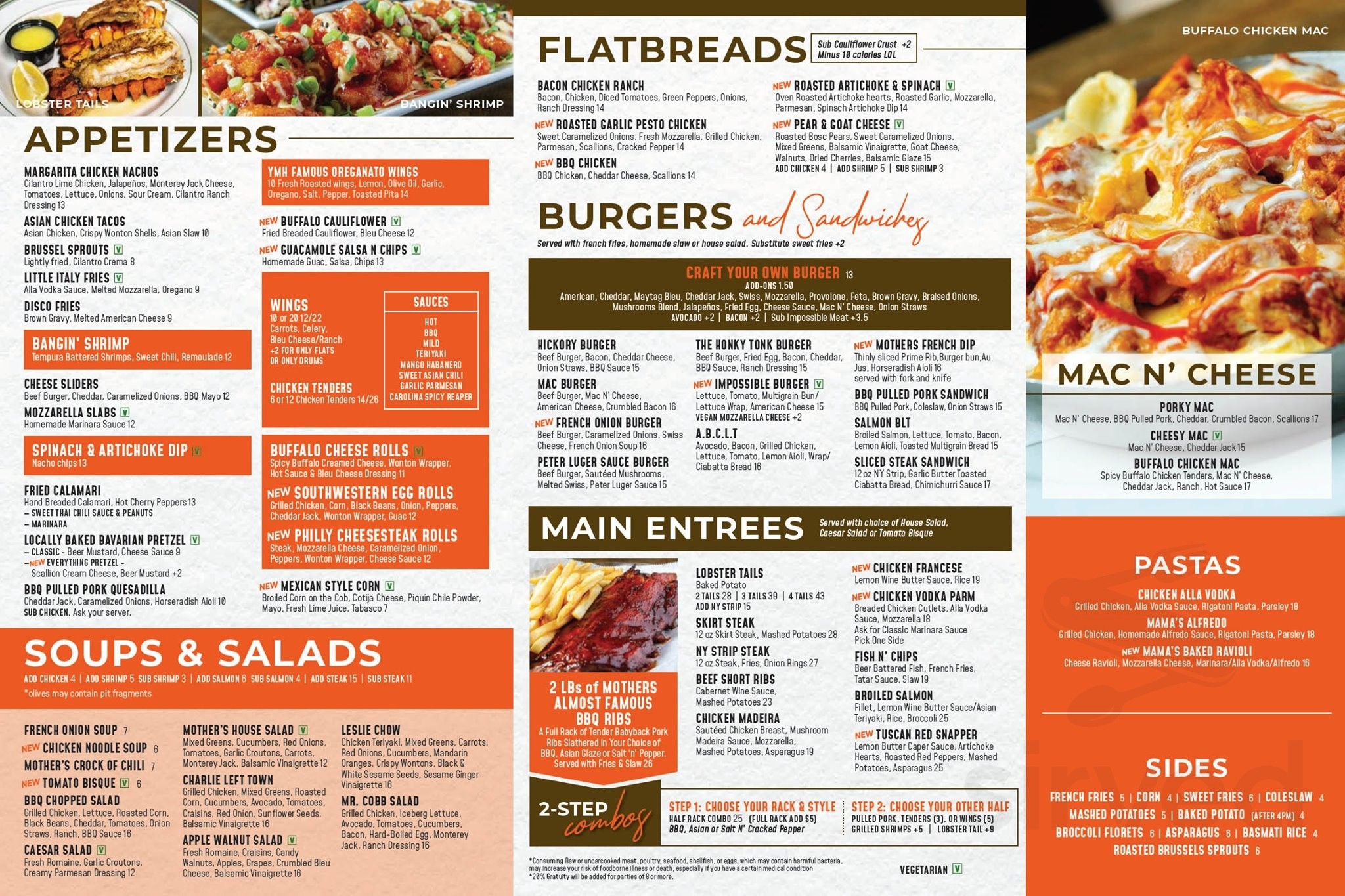 Your Mother's House menu in Garden City Park, New York, USA