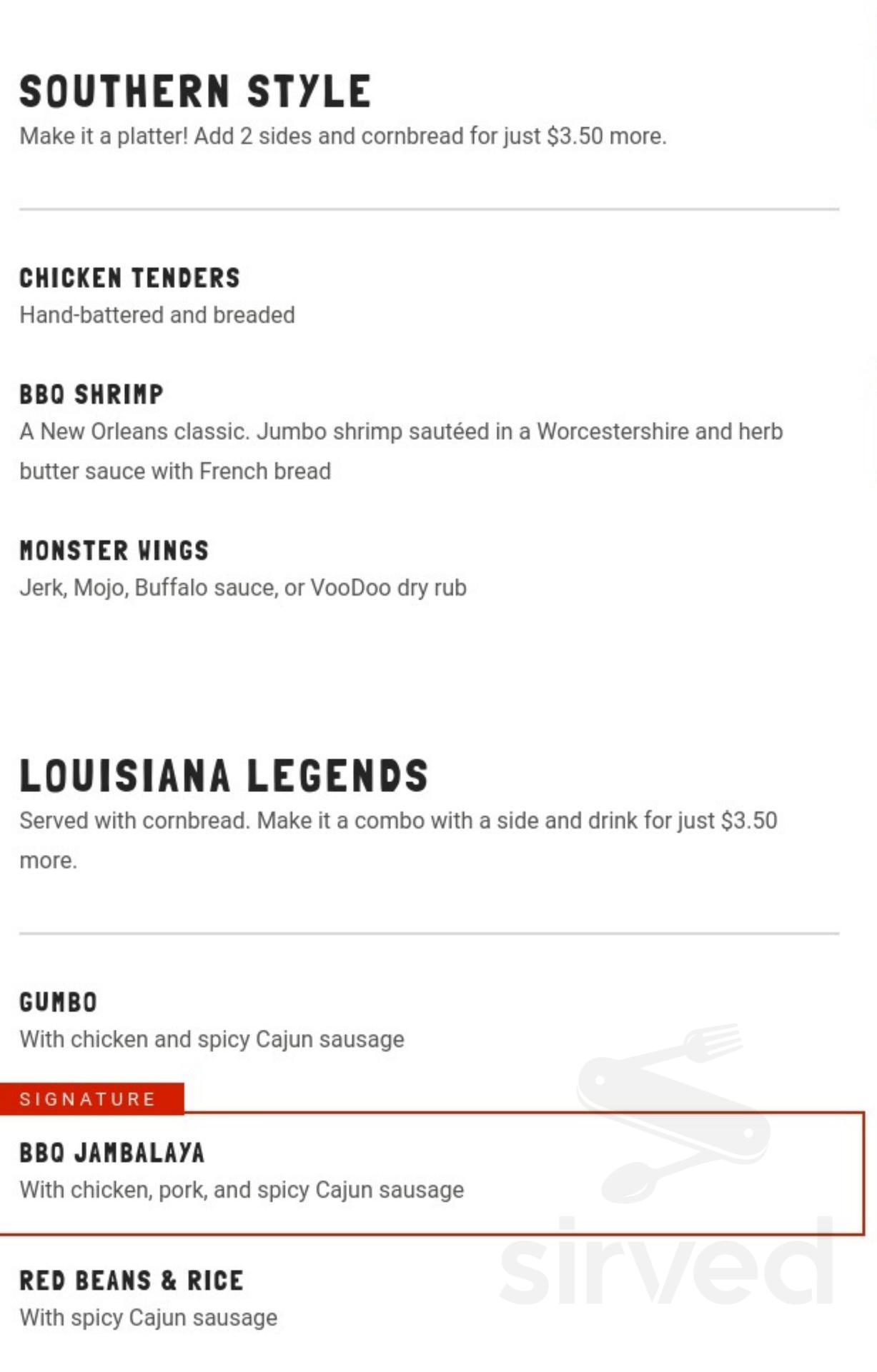 Menu - Anderson IN's Riviera Maya Mexica | Sirved