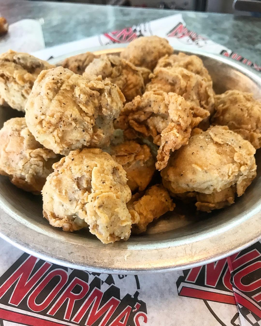 Norma's Cafe menu in Dallas, Texas, USA