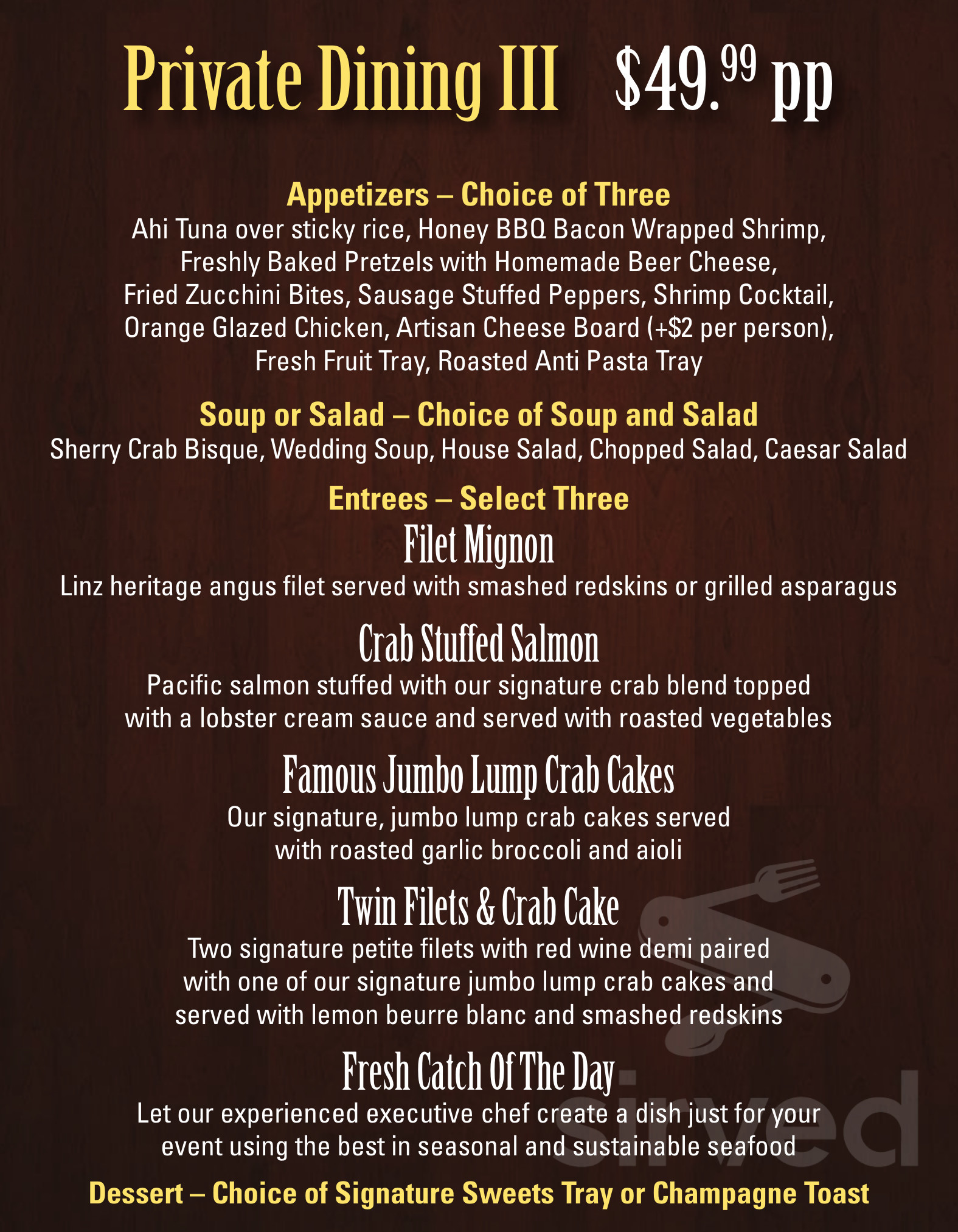 Atria's Restaurant - Peters Township menu in McMurray, Pennsylvania, USA