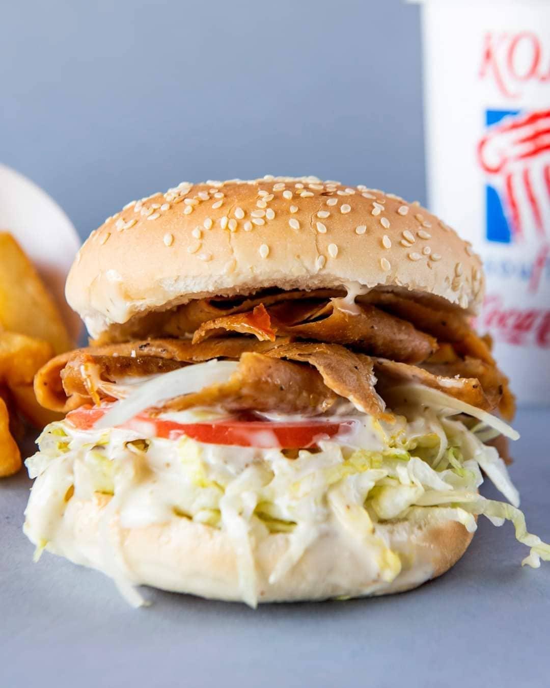 Kojax Souflaki menu in Anjou, Quebec, Canada