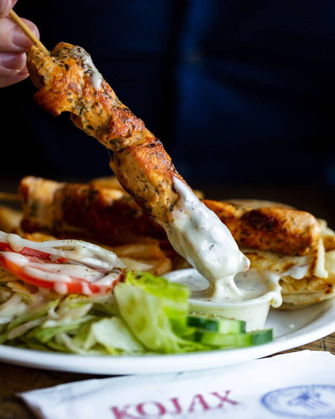 Kojax Souflaki menu in Anjou, Quebec, Canada